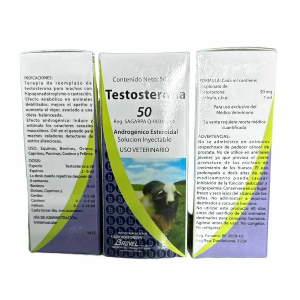 Testosterona 50 20ml - Bdneny Equine Therapy